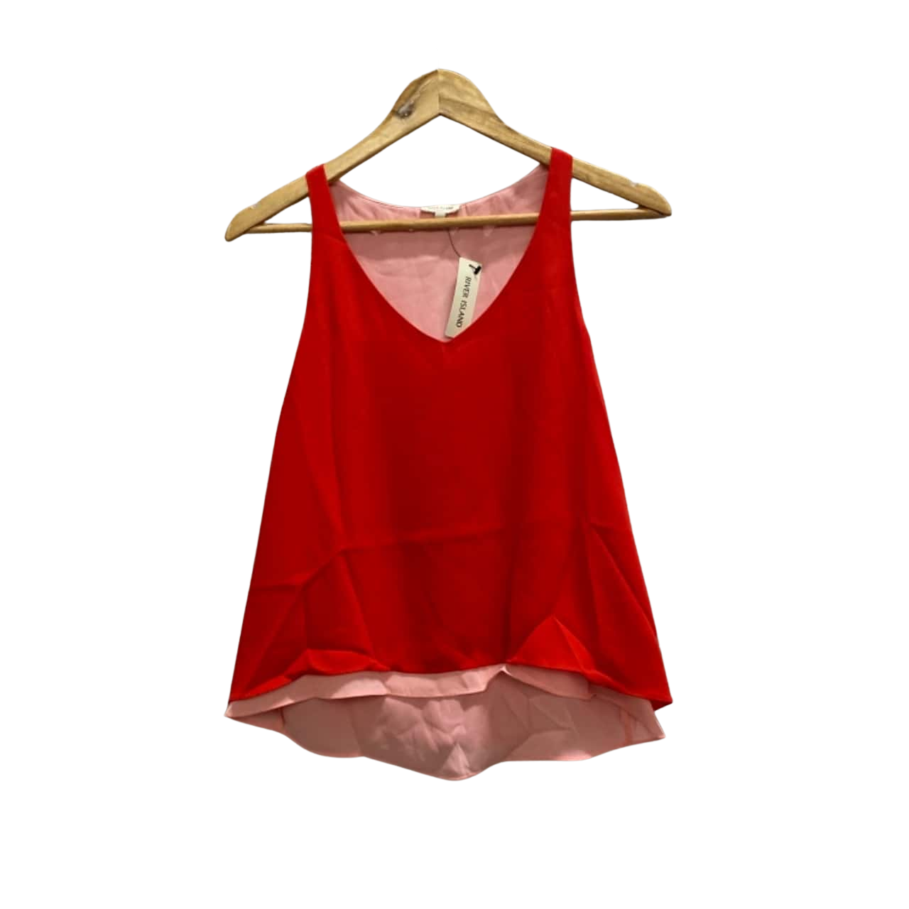 River Island Womens Size 8 Sleeveless Red Top(s)