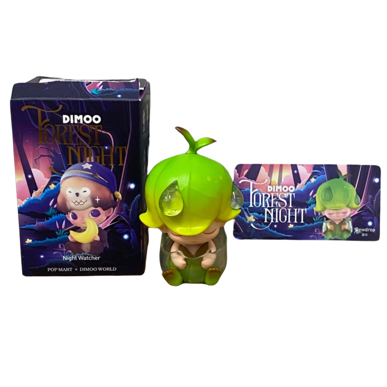 Dimoo World x Pop Mart Forrest Night Series Dewdrop Blind Box Figurine(s)
