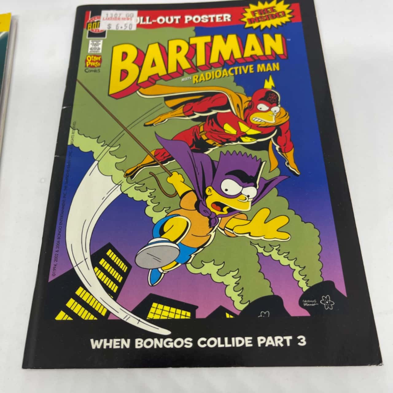 Bartman books 1,2,3 Bongo (b27)(s)