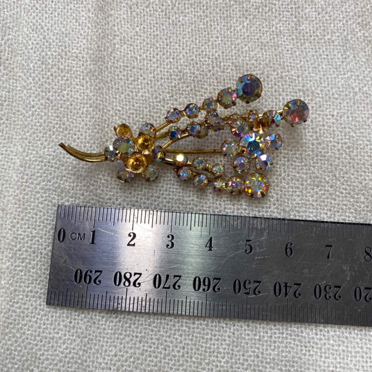 3 Vintage Women’s Brooches with missing stones(s)