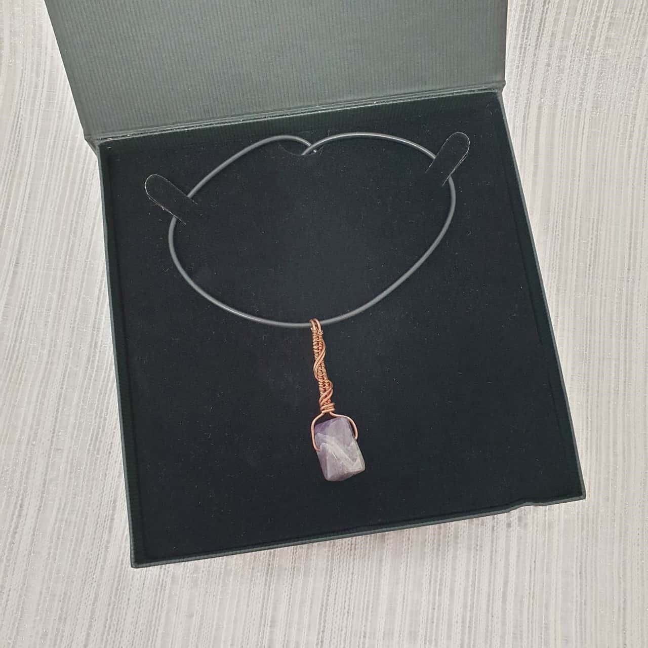 Victoria Farrell Wired Wired Jewellery Stunning Amethyst & Copper Wire ...