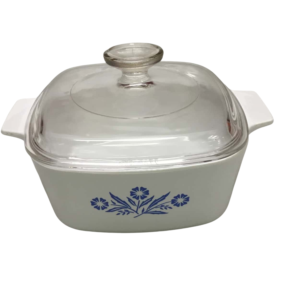 Vintage Corning Ware Blue Cornflower 1.5L Casserole Dish With Pyrex Lid(s)