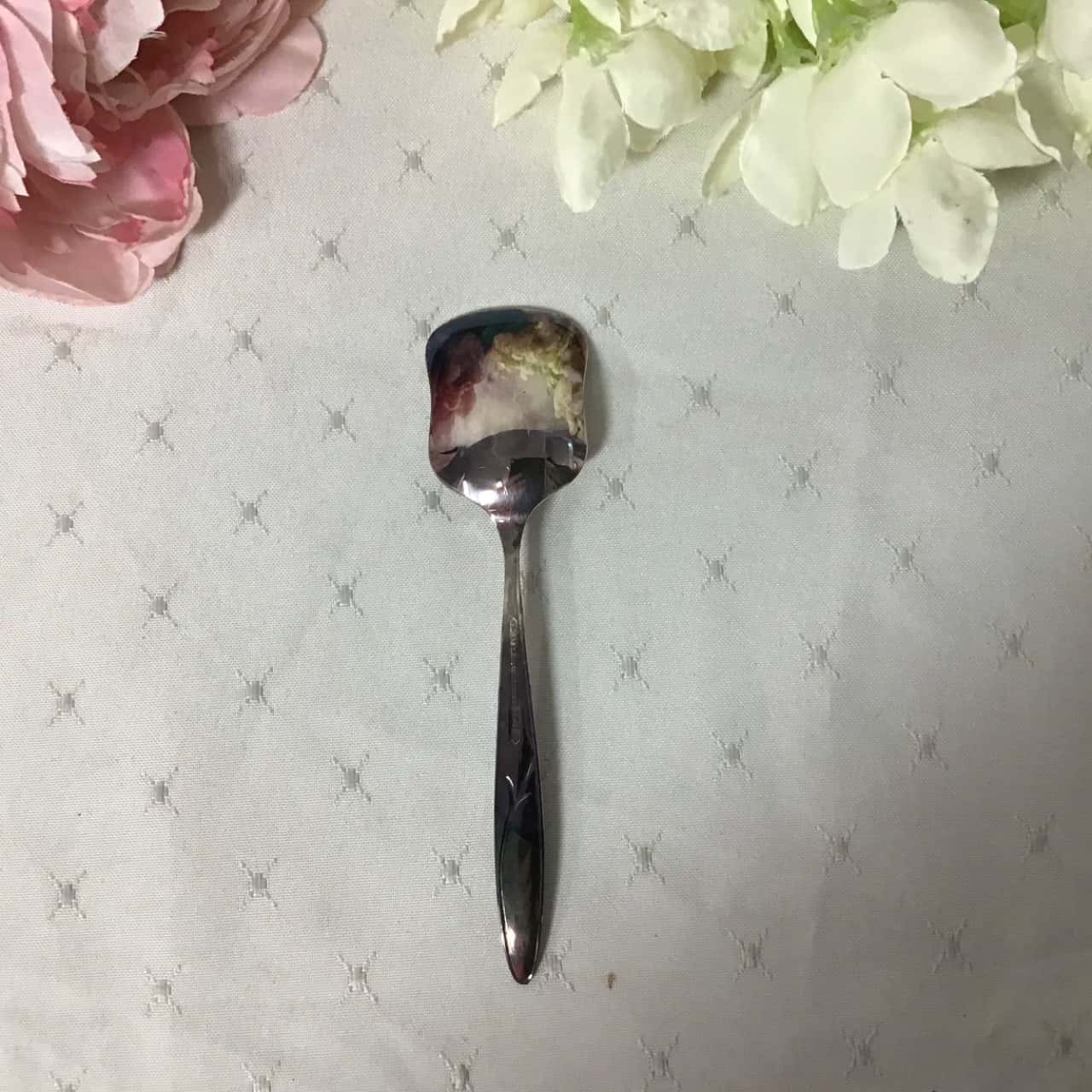 Grosvenor “Christine” EPNS Butter Knife & Spoons Set