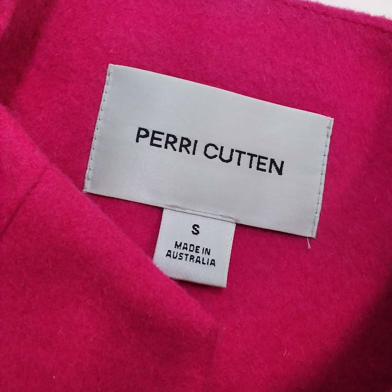 PERRI CUTTEN Womens S Pink Cashmere Wool Jacket (671)(s)