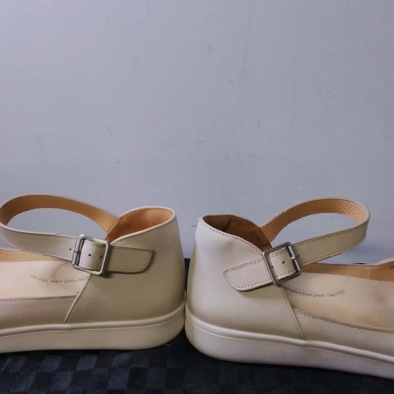 Ziera Comfort Plus, Davy XF, Flat Sandal, Ankle Buckle, Size 42, Beige (s)