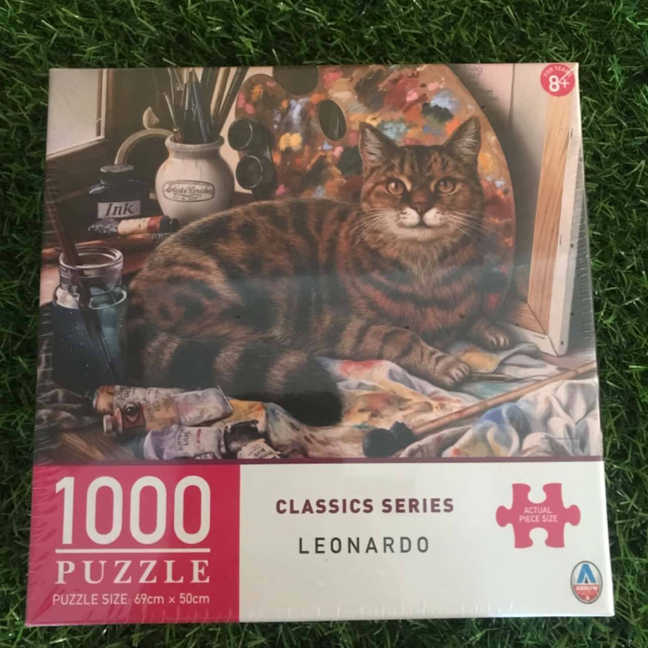 Arrow Puzzles Classic Series ‘Leonardo’ Cat 1000 Piece Jigsaw(s)