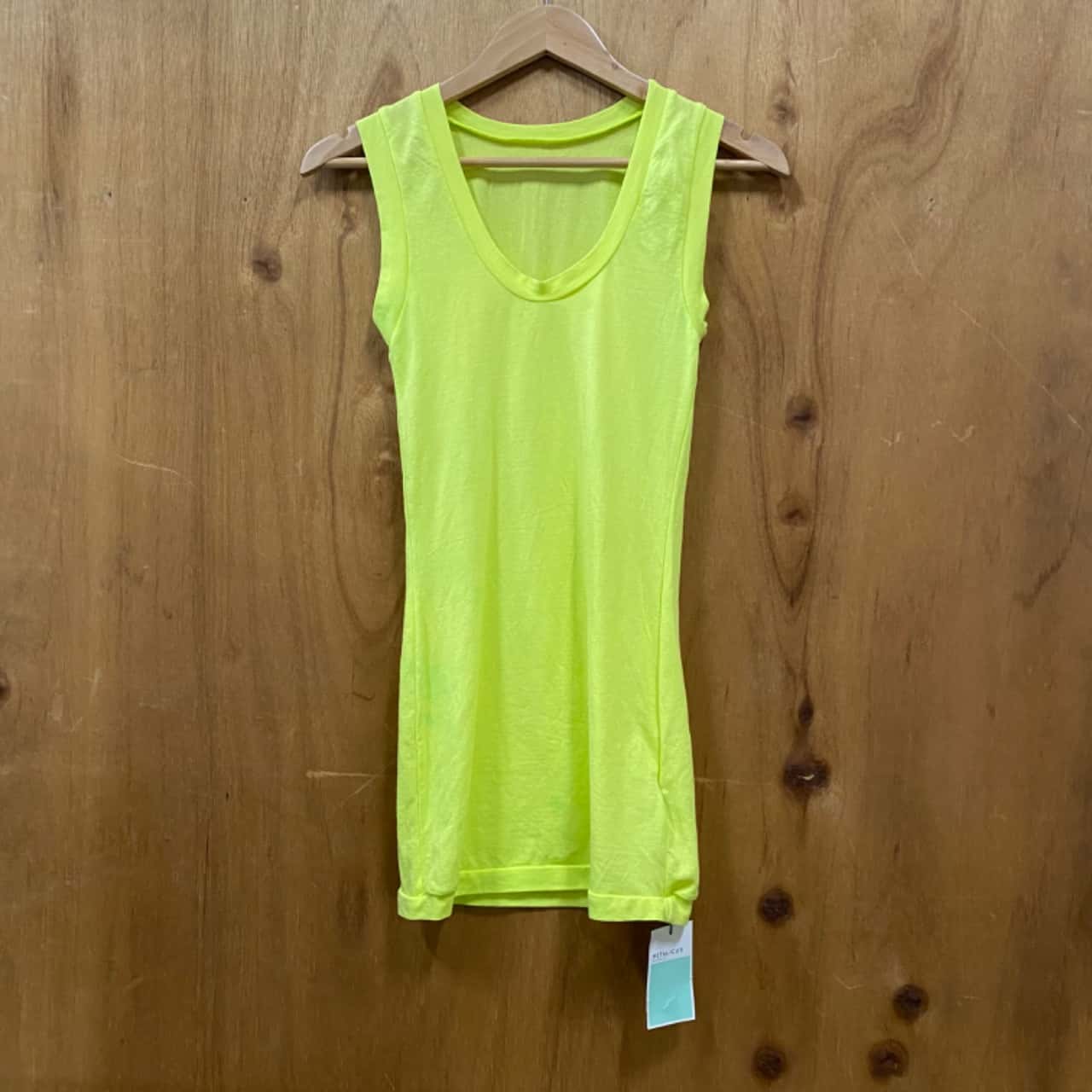 Metalicus Lime Green Tank Top Size S-M