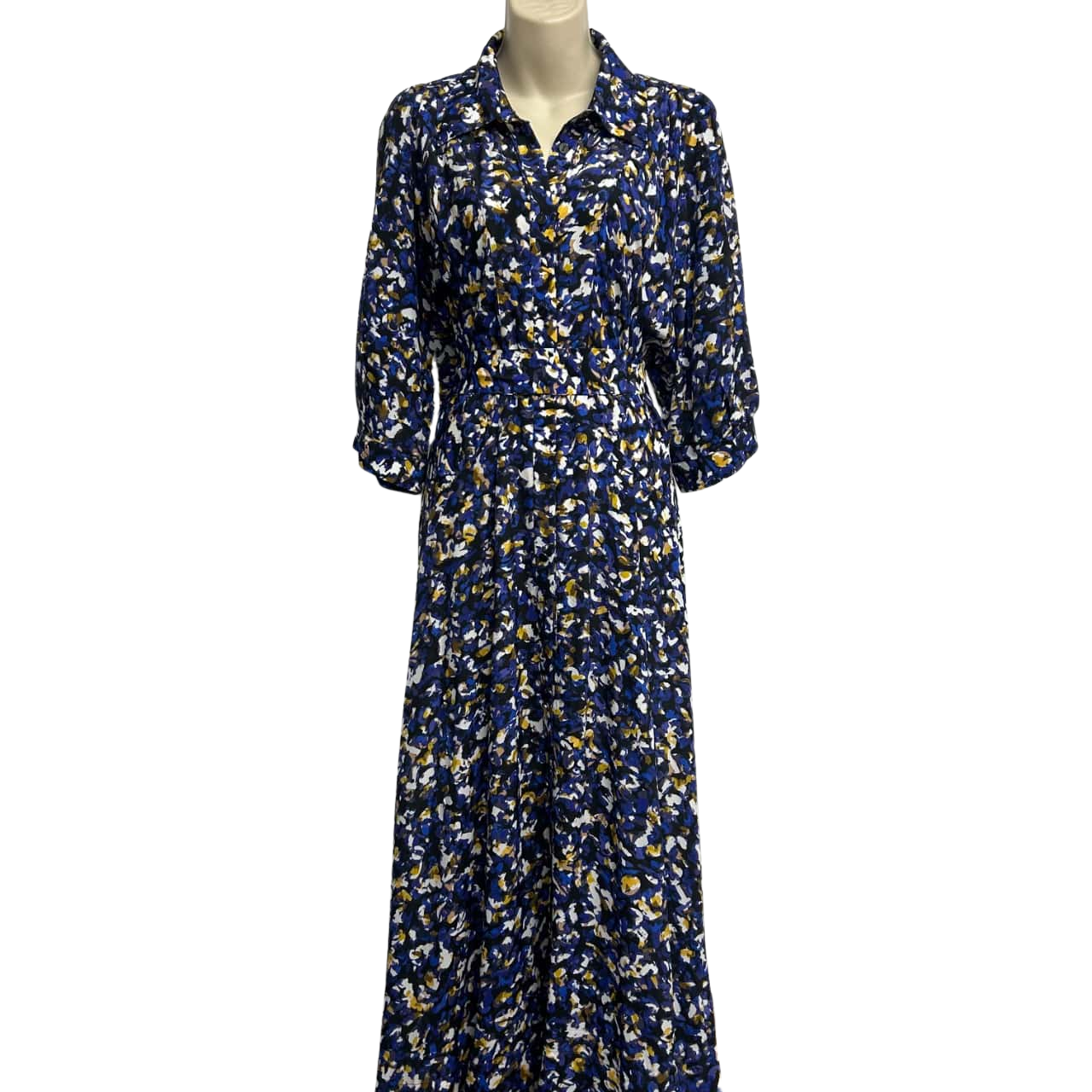 Ginger & Smart Size 12 Blue Silk Blend Dress