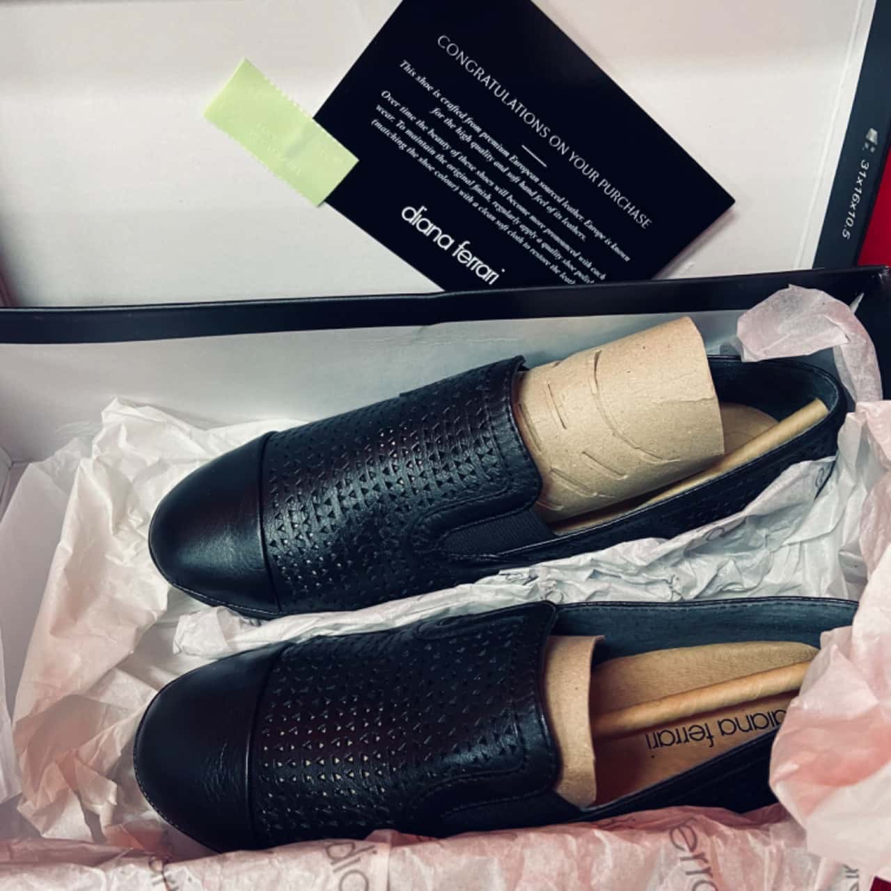 Diana Ferrari Omollie - DF Shoes Size 5 Black