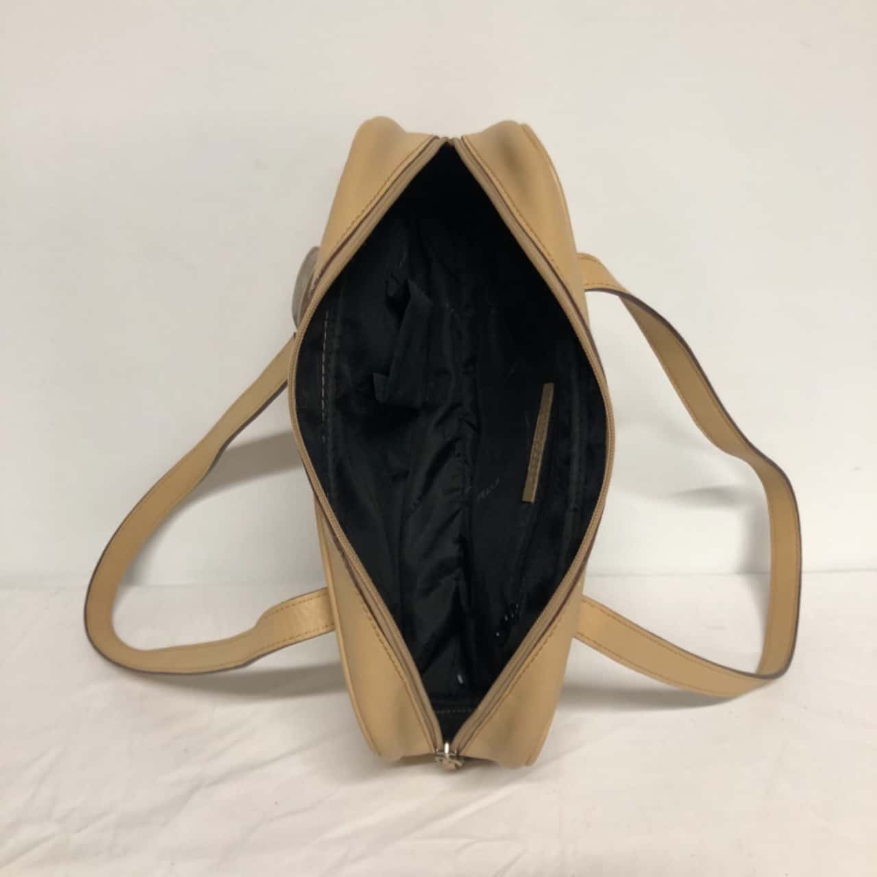 Womens Anna Pelle Beige Handbag (s)