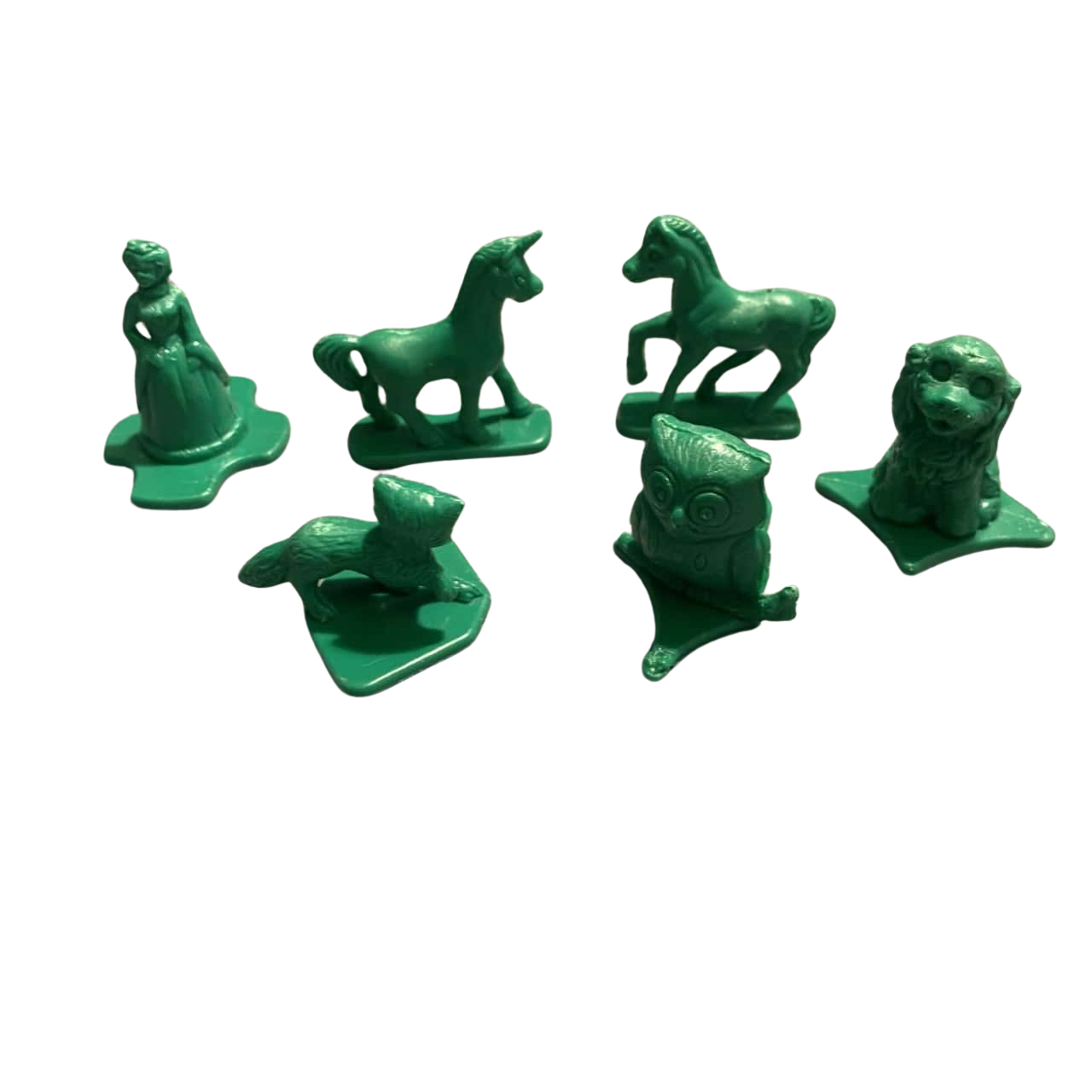 Assorted Vintage Green Figures
