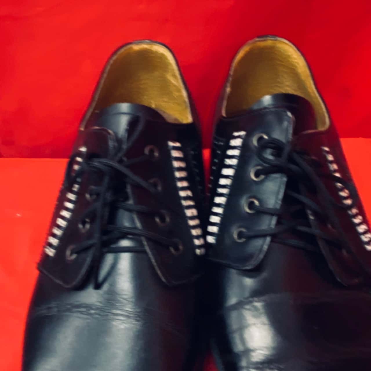 Ivan Cardinal Mens Size 24.5 EE Black Laced Shoe