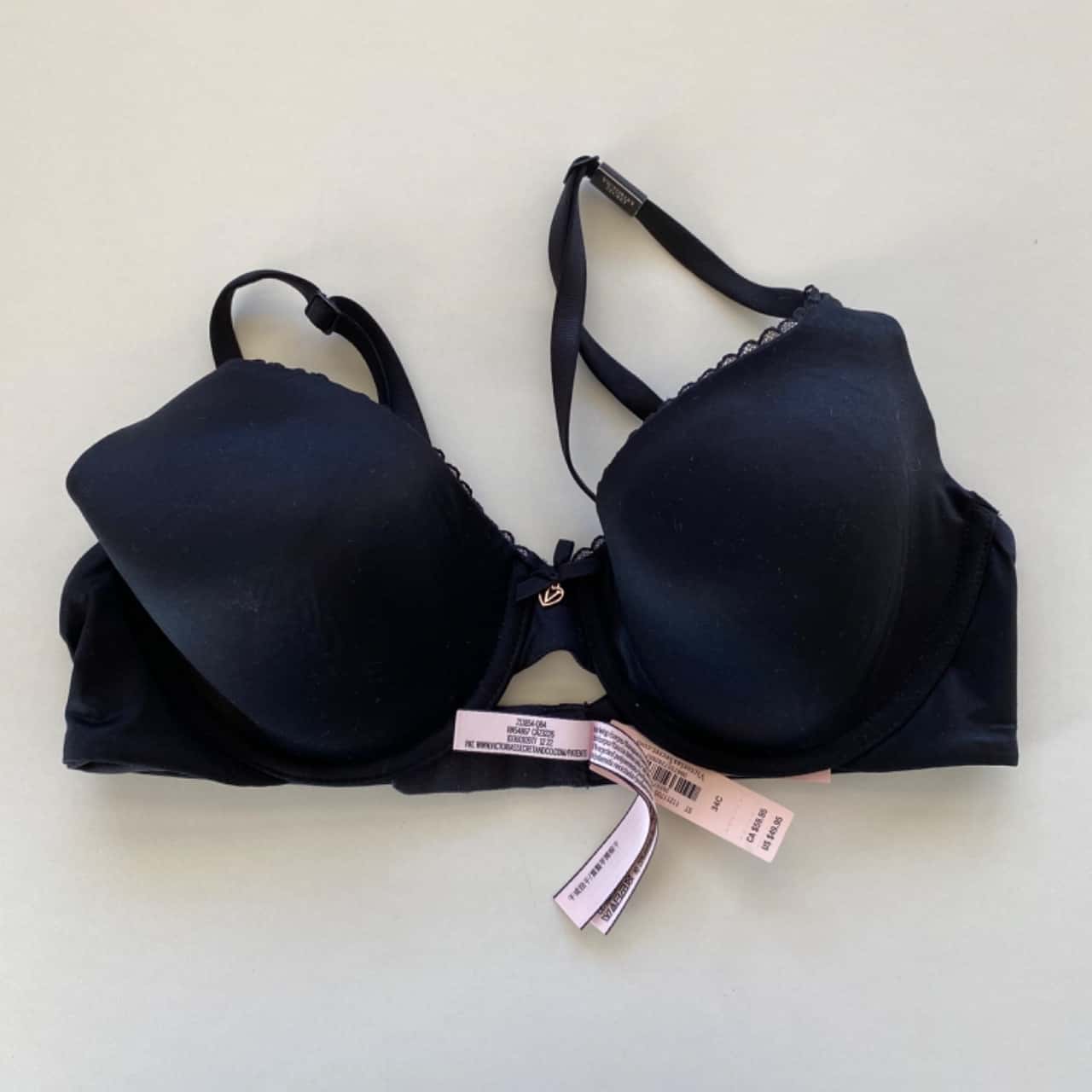 Victorias Secret Black Bra Size 34C(s)