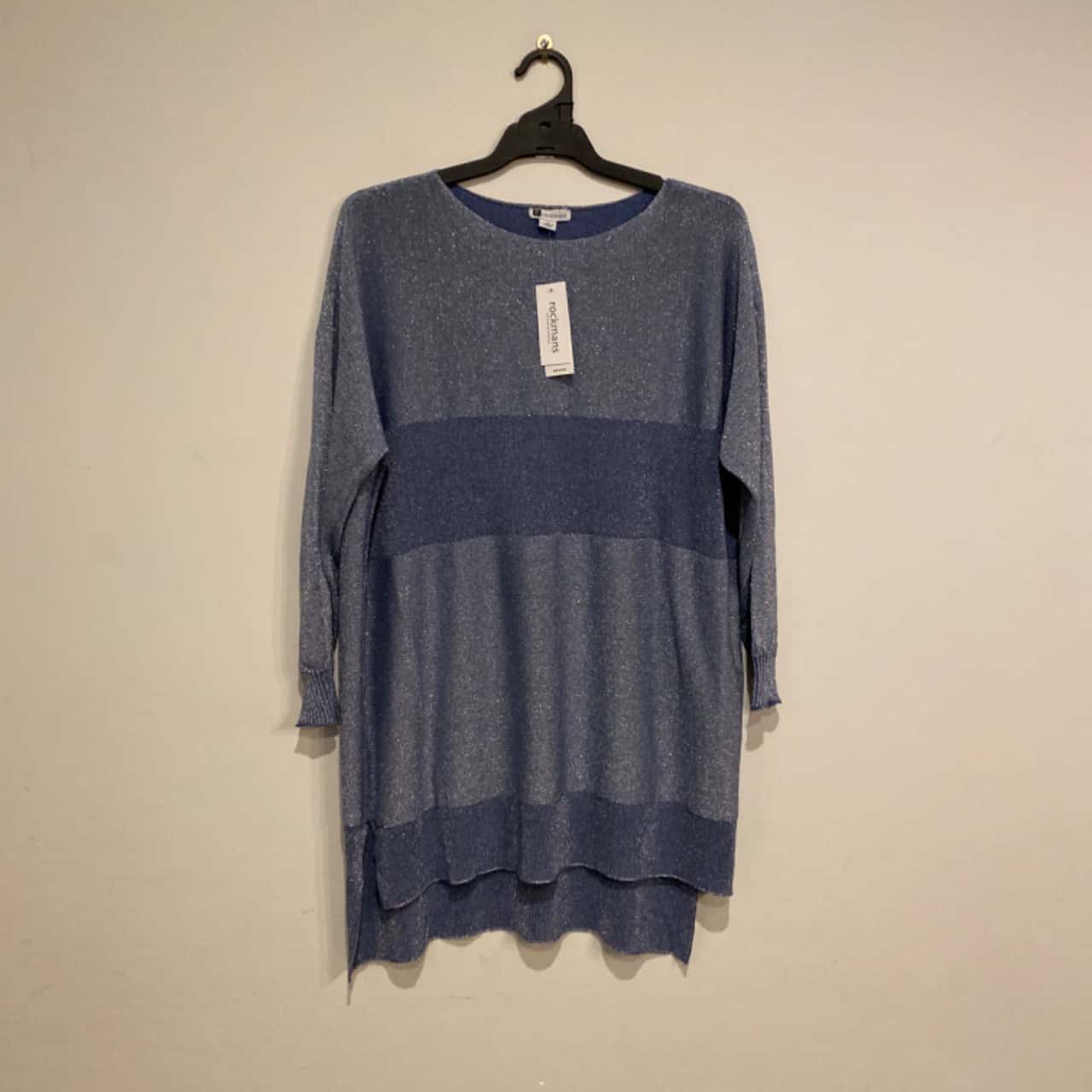 Rockmans Womens Size M Knit Jumper Blue
