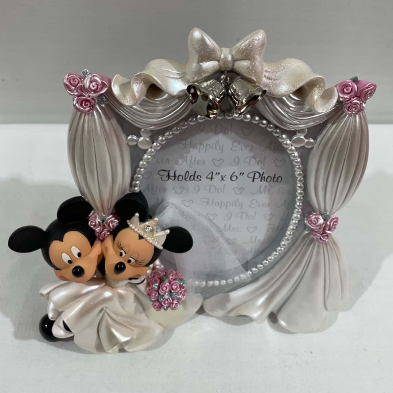 Mickey And Minnie Wedding Frame 22cm