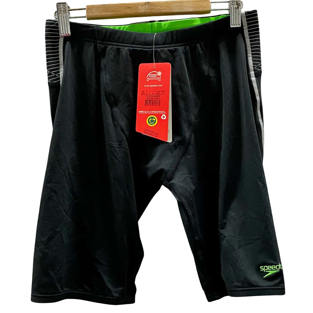 Speedo Endurance Mens Black Size 34 Swimmers (s)