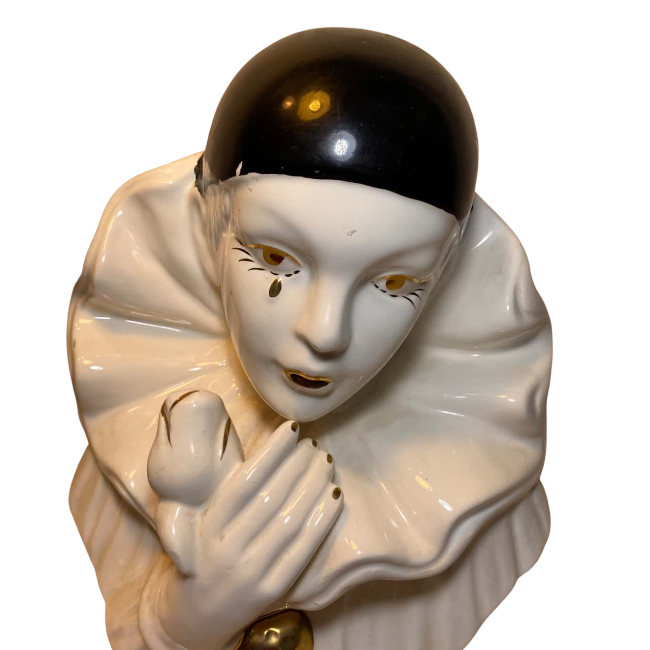 Dekoart Antigo Antique Pierrot/Harlequin Figure(s)