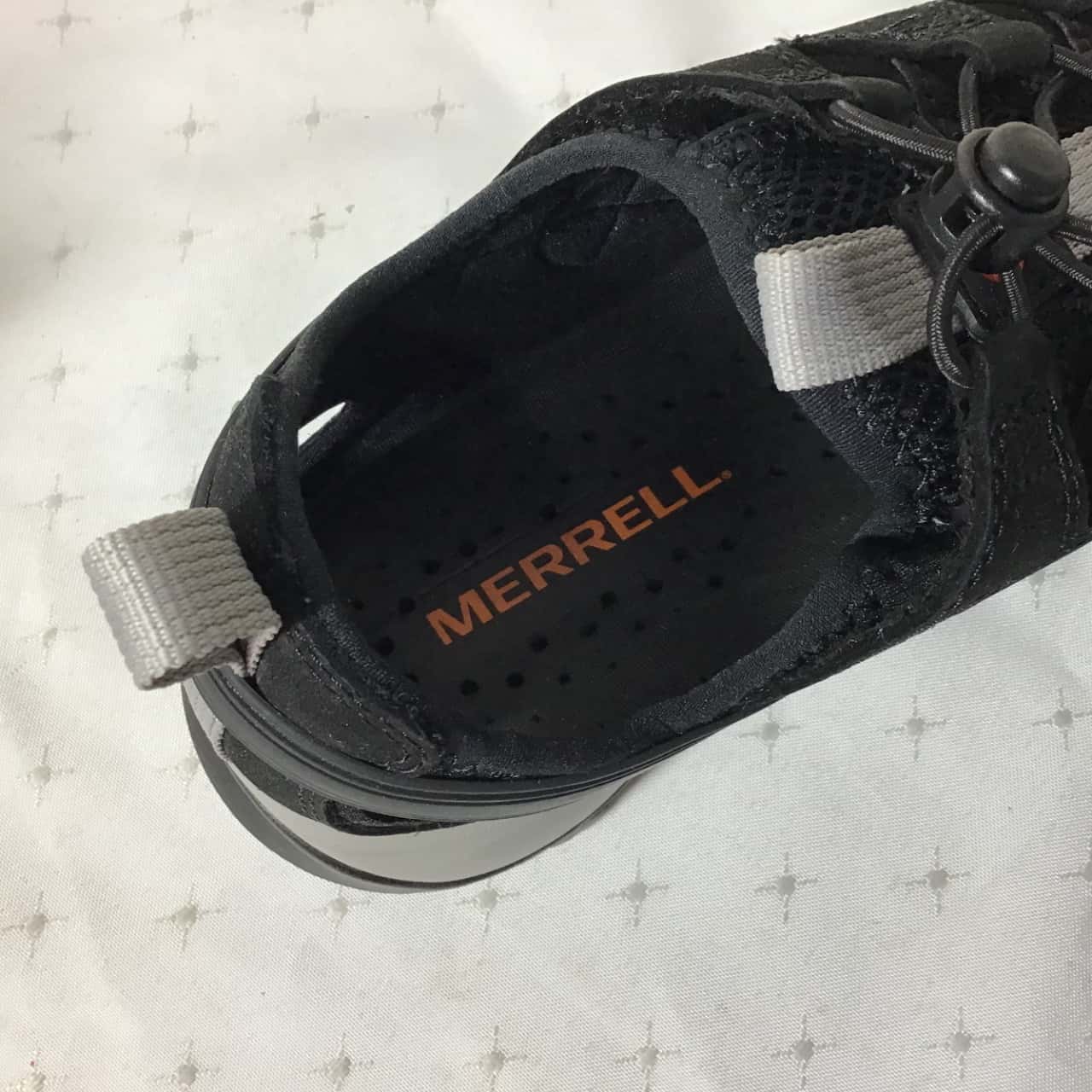Merrell Choprock Shandal Womens Size 9 Black Mesh Shoes (s)