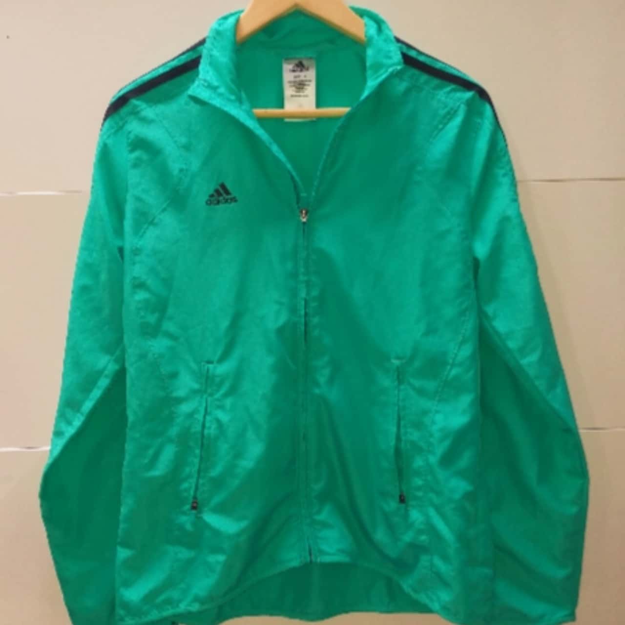 Adidas Unisex Size 10 Jacket Green