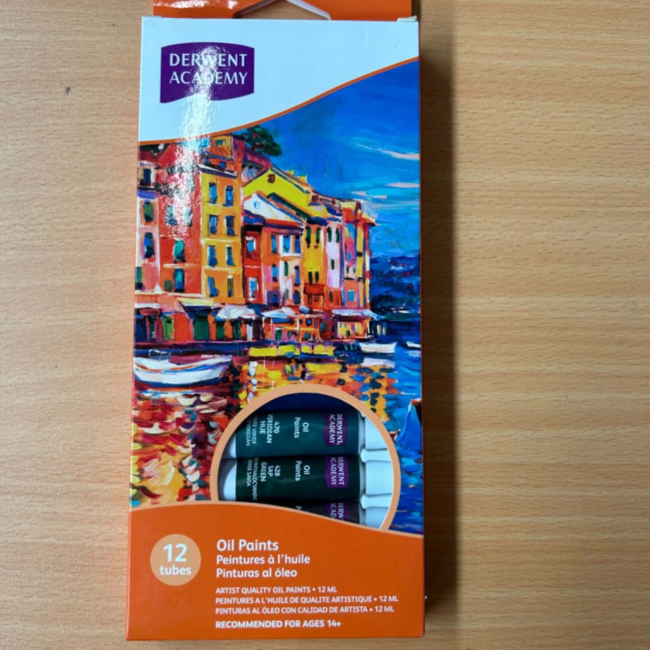 Derwent Academy oil paints