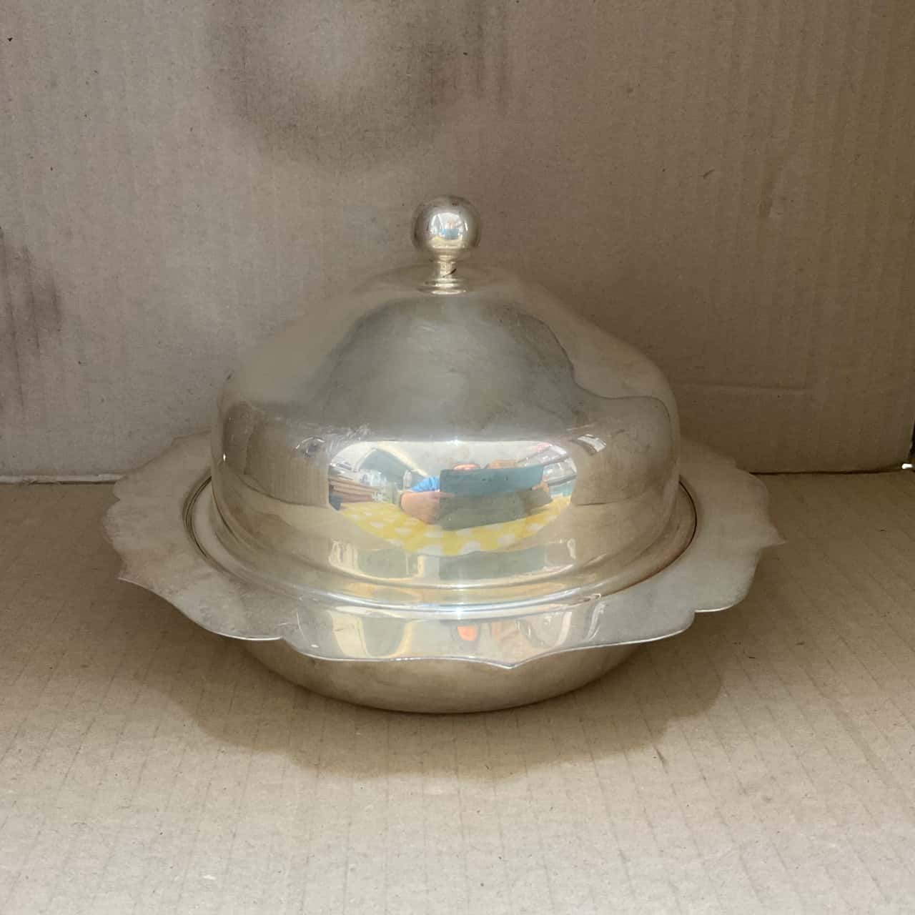 Original Pairpoint Silver Plate Covered Butter Dish! Weighty ...
