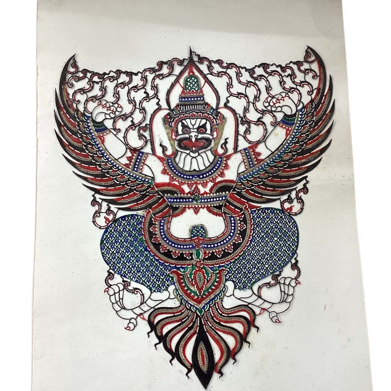 Southern Thailand Shadow Puppet Wall Hanging - Garuda(s)