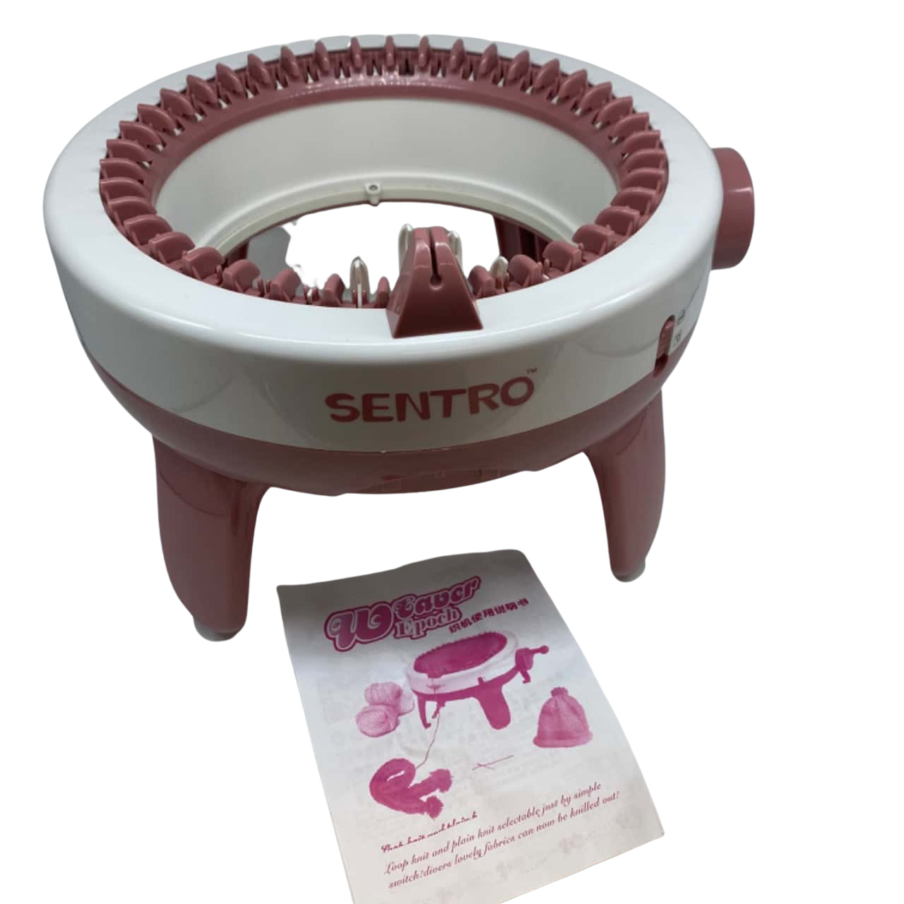 Sentro 40 Knitting Machine Clothes DIY Kids Hand Crank Operation Sewing ...