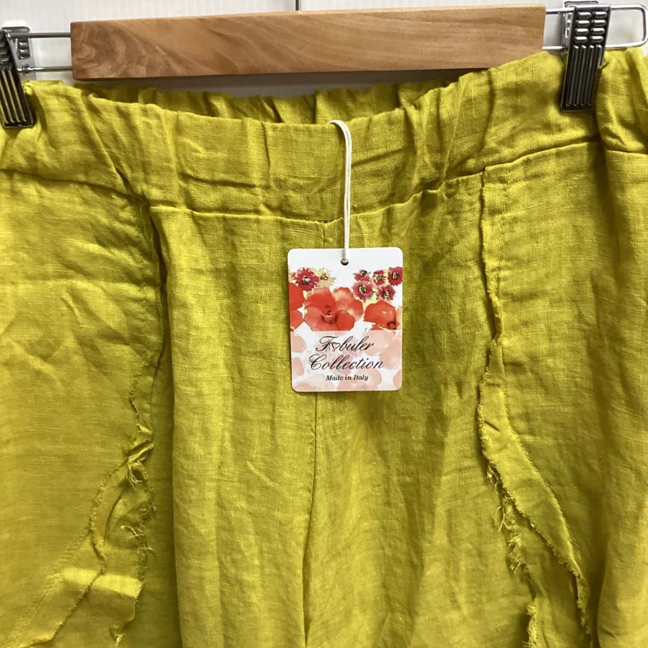 Fabuler ciOllection Italy linen Size M Pants (k)