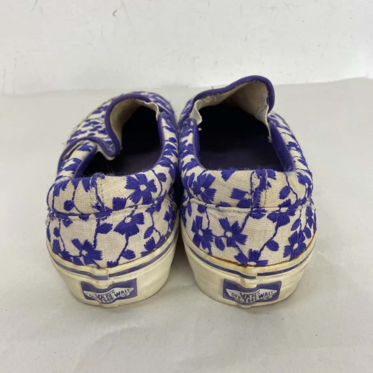 Vans Womens Size US 8.5 Blue / Cream (s)