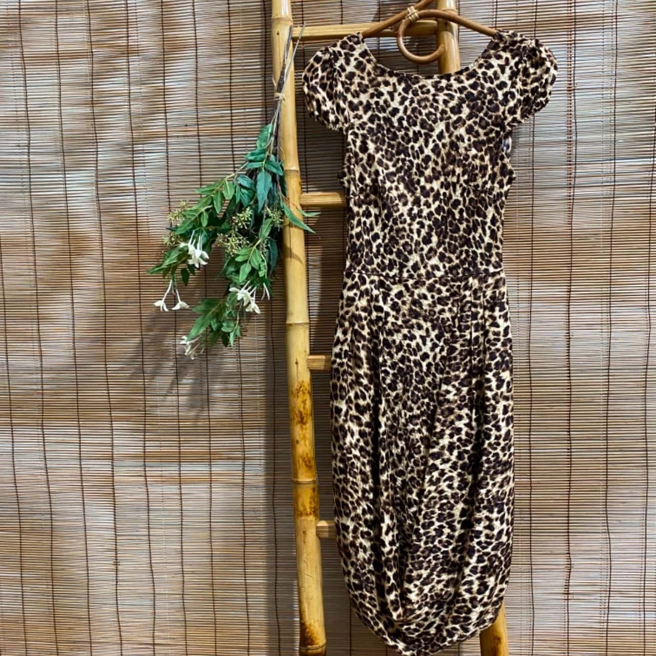 Lisa Ho Womens Leopard Print Dress (s)