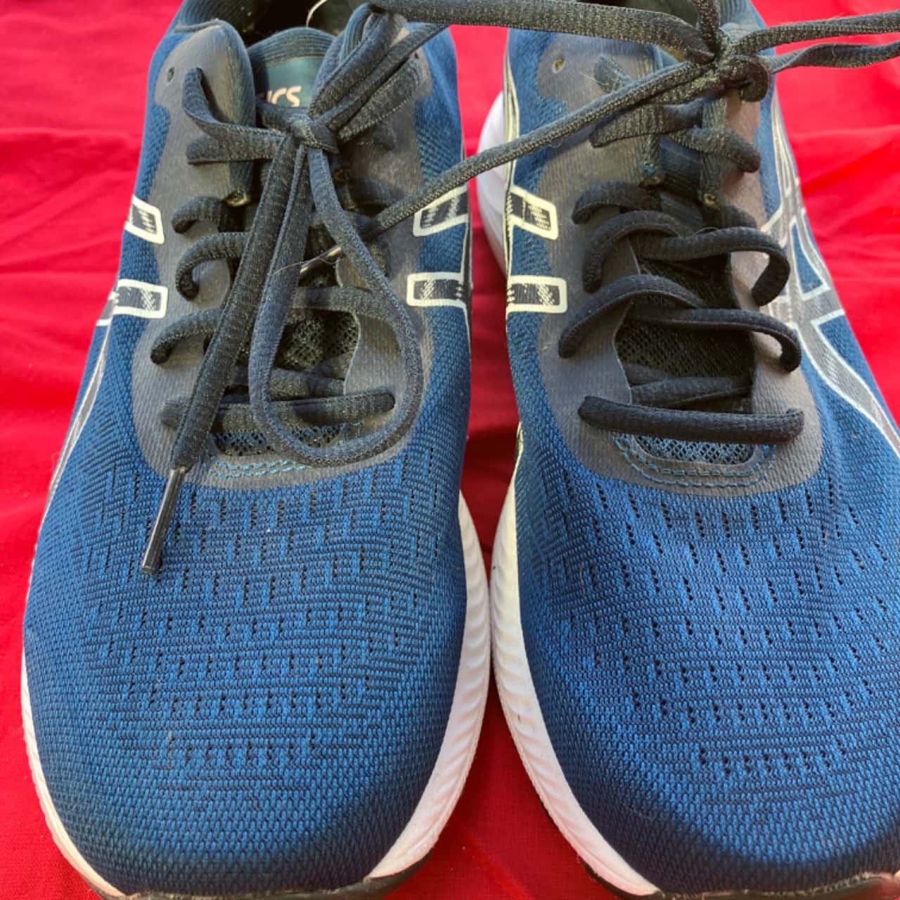 Asics Mens Ortholite - Amplifoam Size UK 6.5 / US 8.5 Blue / White (s)