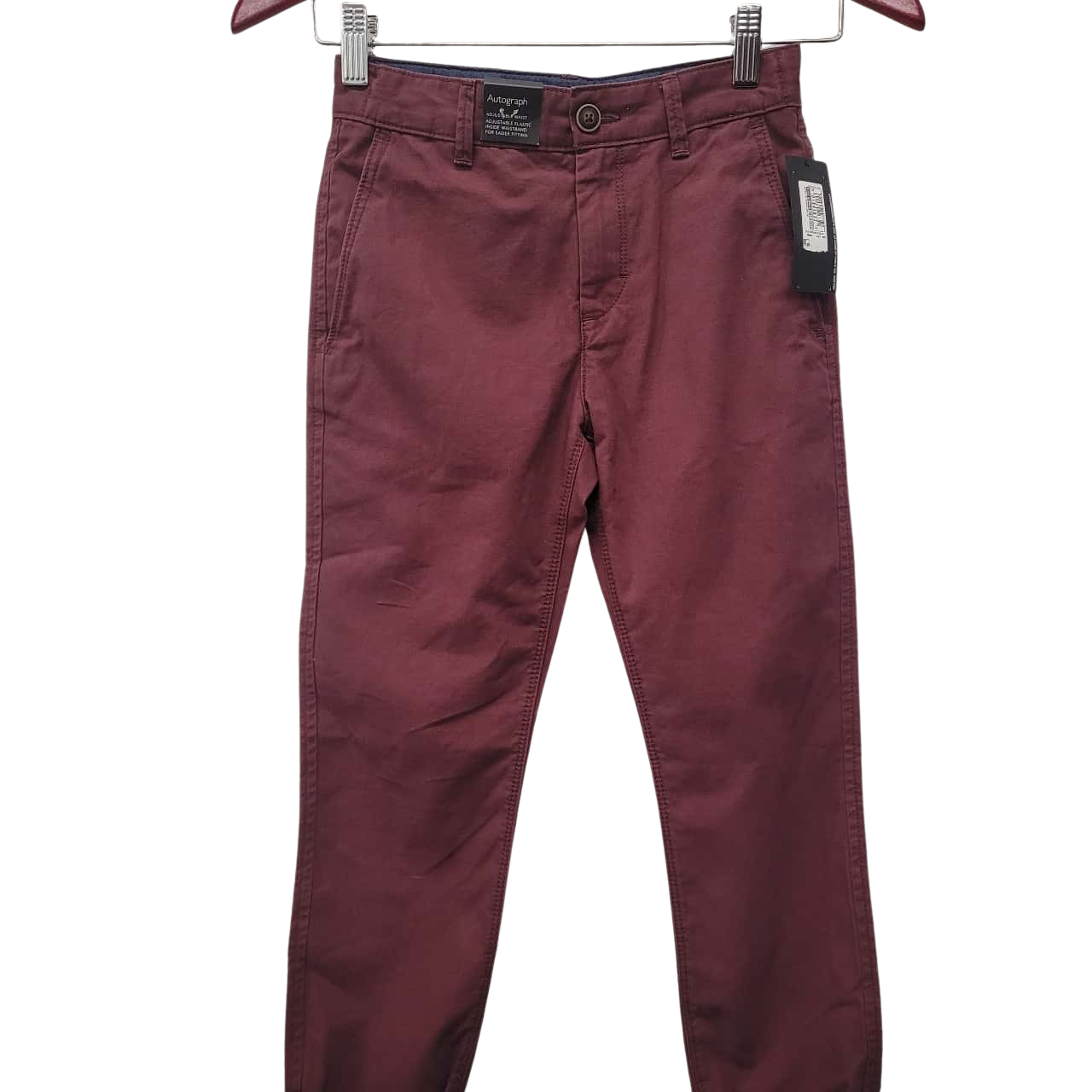 Autograph Kids Boys Size 7/8 Maroon Pants (s)