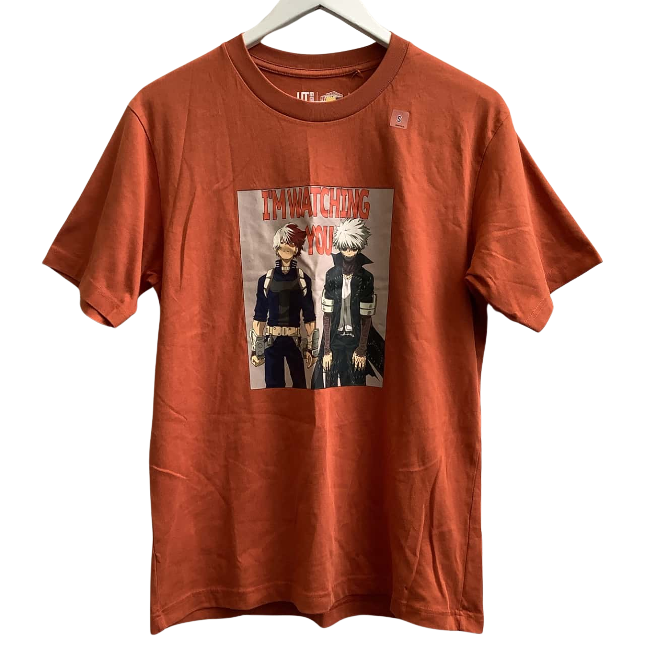 Brand New Uniqlo Mens Size S My Hero Academia Tee Orange(s)