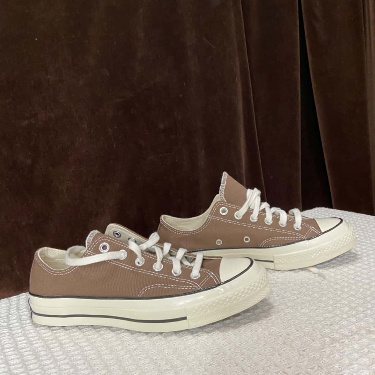 Unisex Converse Chuck Taylor, Low-Cut, Brown, Size Women’s 9/Men’s 7