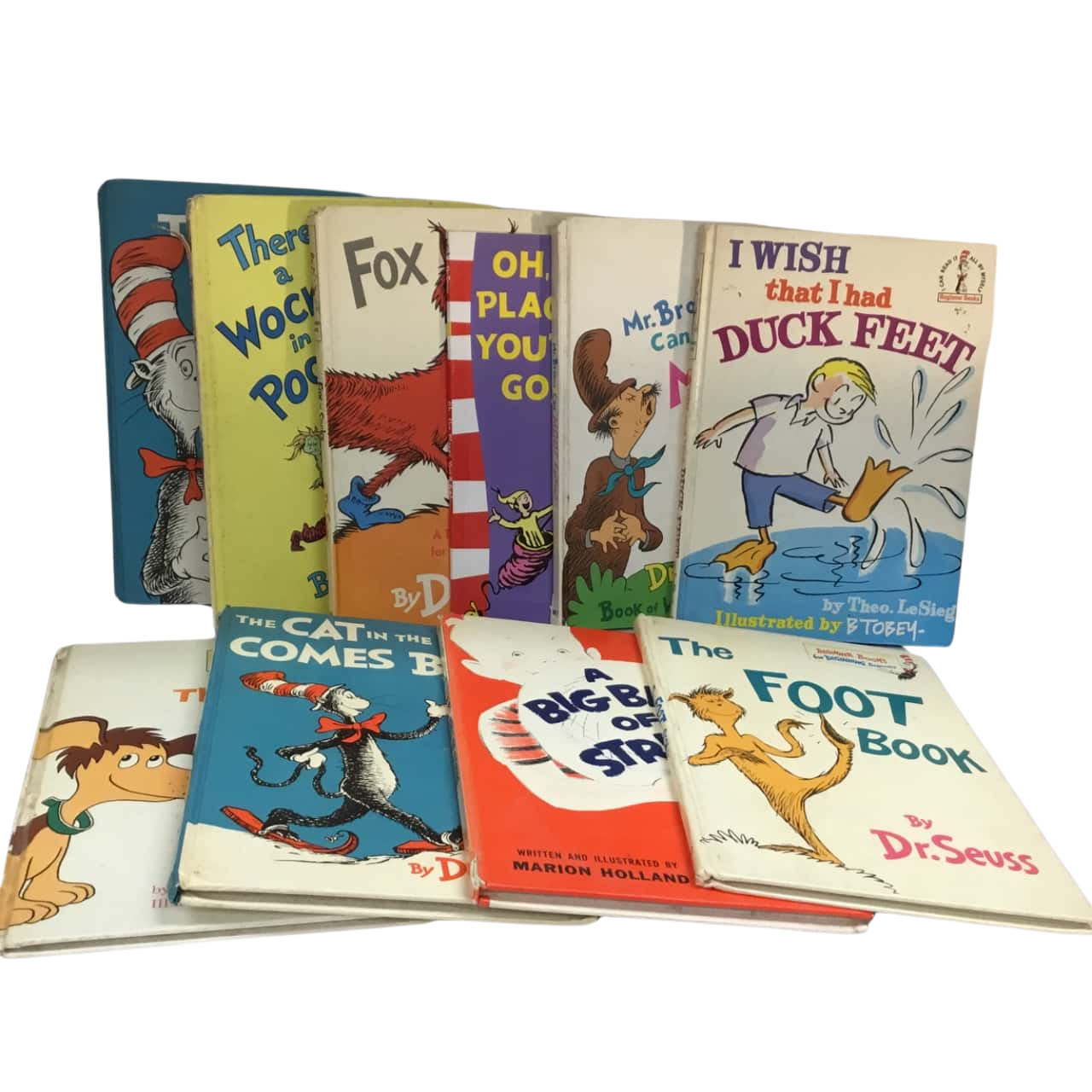 Vintage Dr Seuss Books X 10 As Pictureds