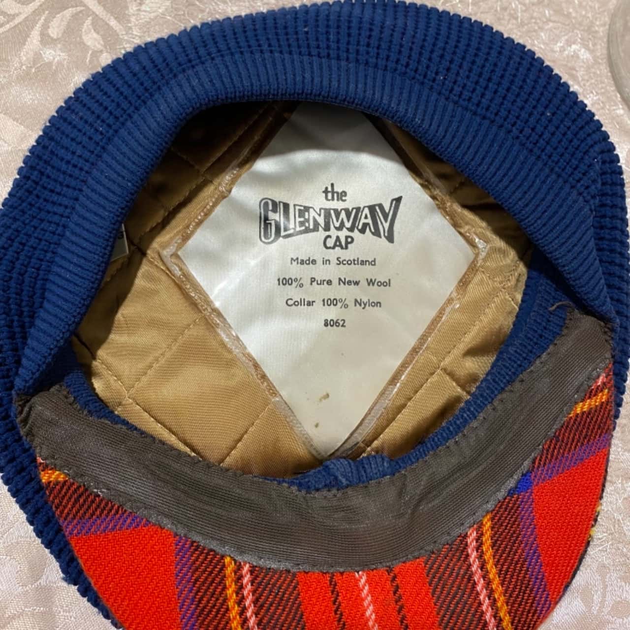 The Glenway cap made in Scotland 100% wool(s)