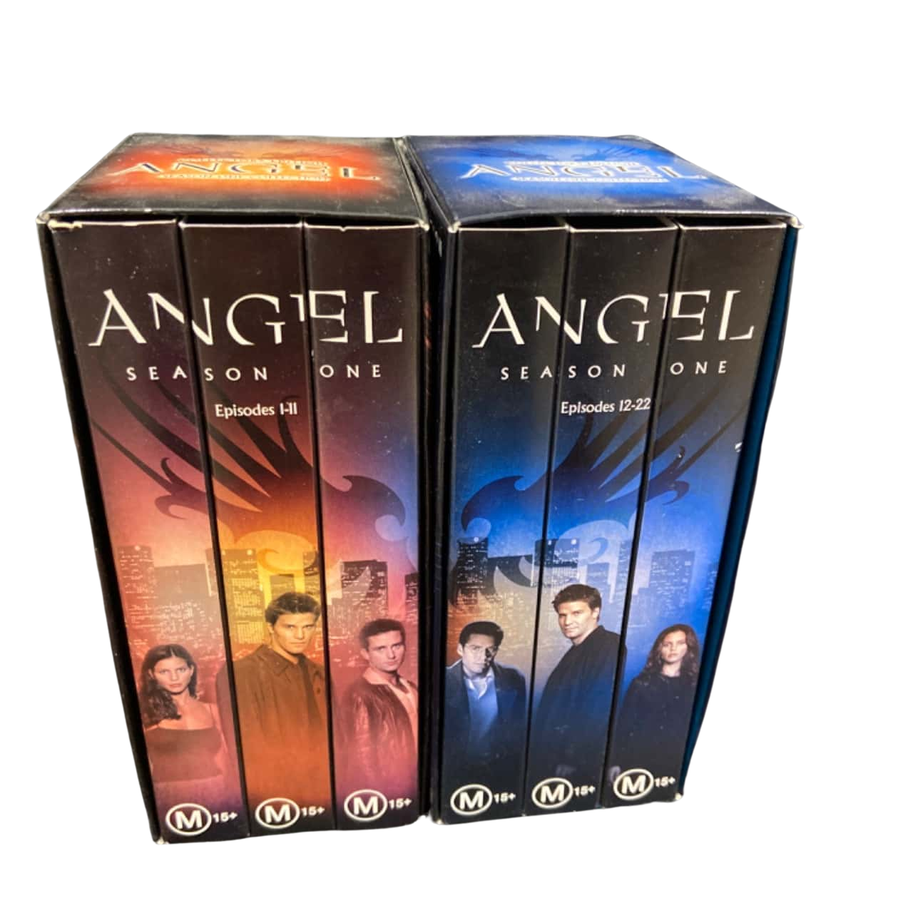Angel Season One Episodes 1-11 and 12-22 VHS Tapes