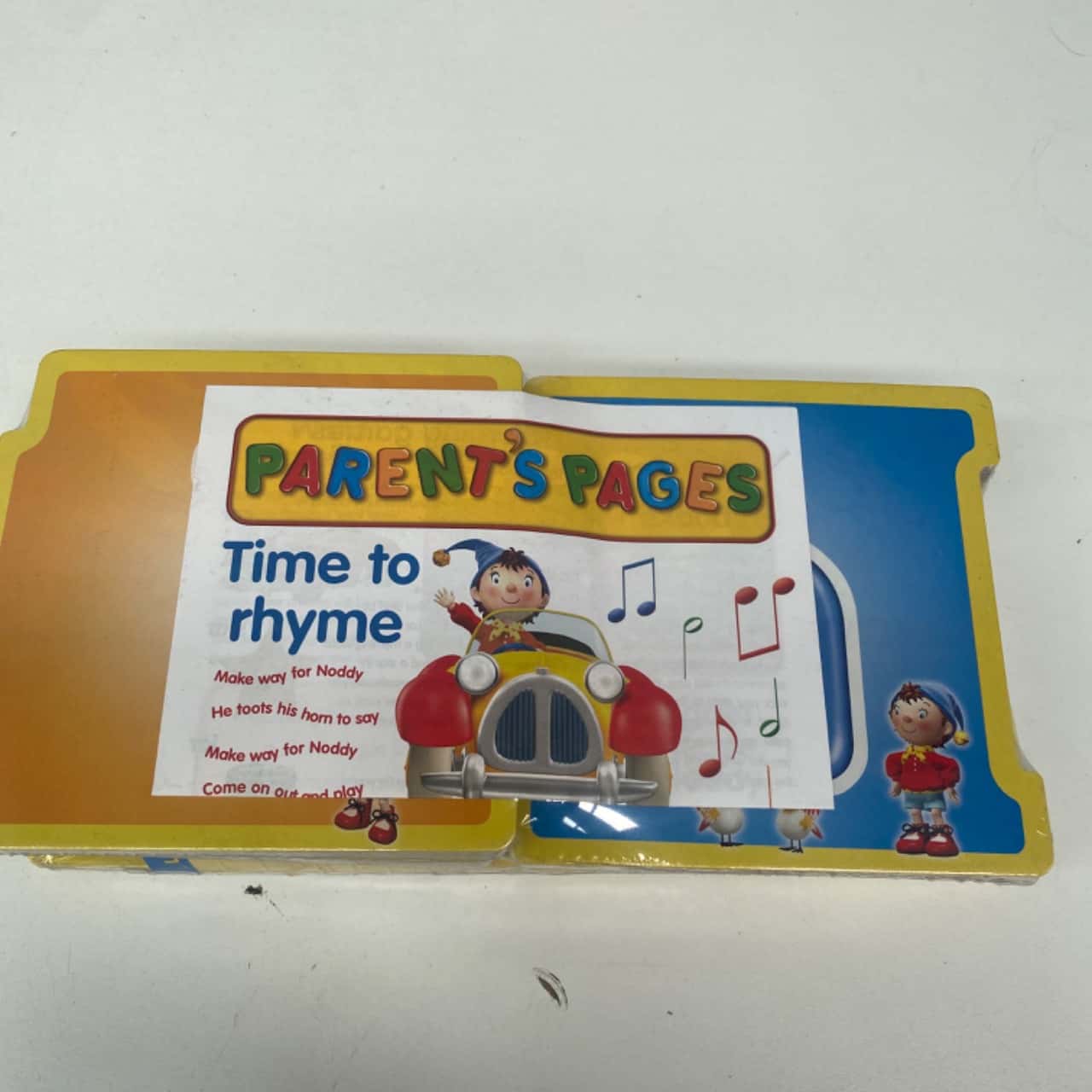 Noddy parents page time to rhyme