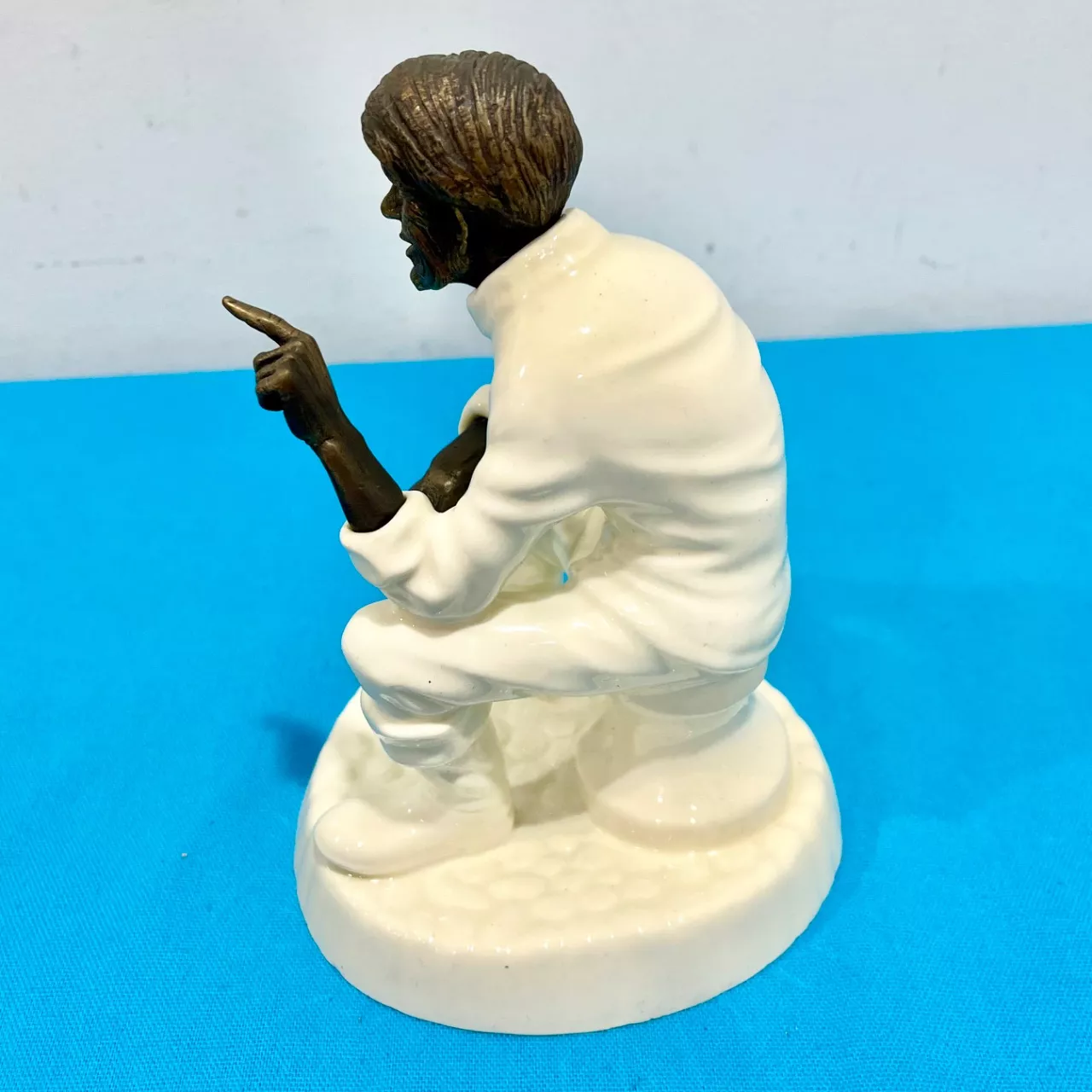 VINTAGE Minton Spellbound Travellers Tales MS1 Bone China Bronze Man ...