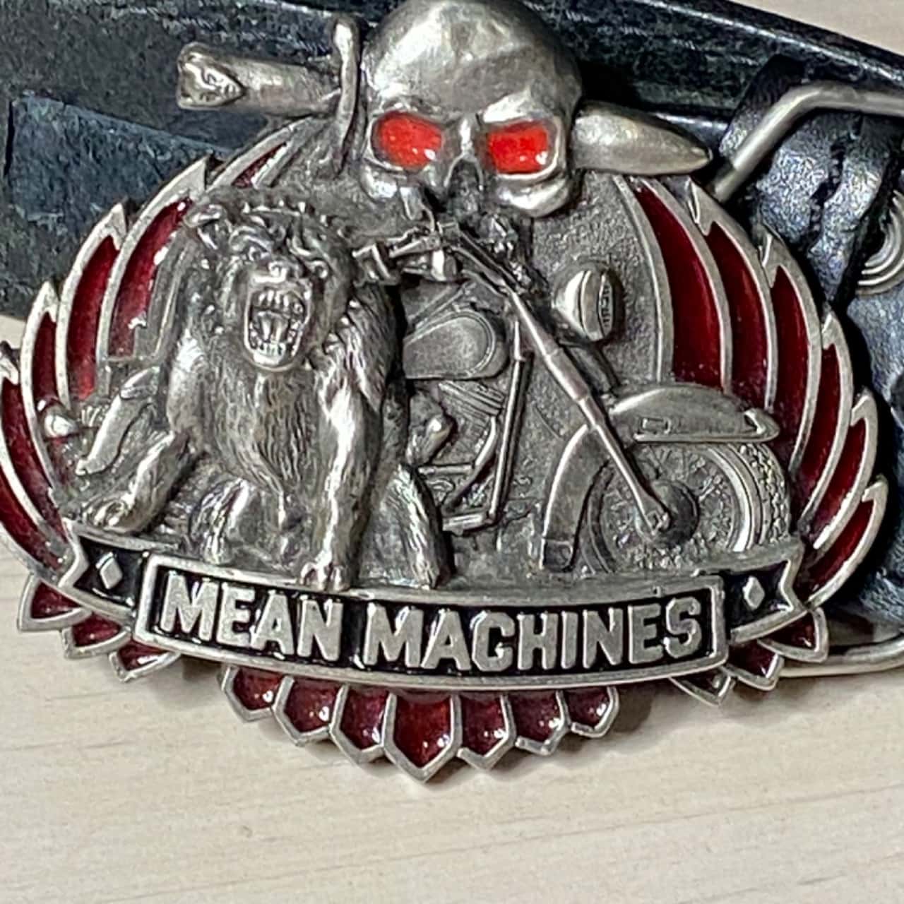 Mean Machines Buckle + Belt 92cm(s)