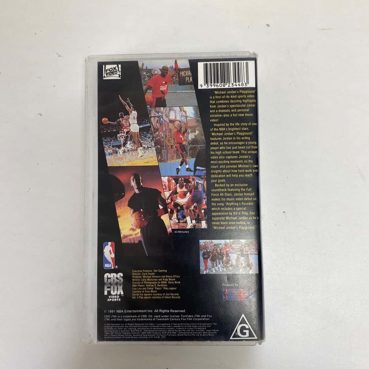CBS Fox Michael Jordan’s Playground Basketball Sport VHS Video Film 1991