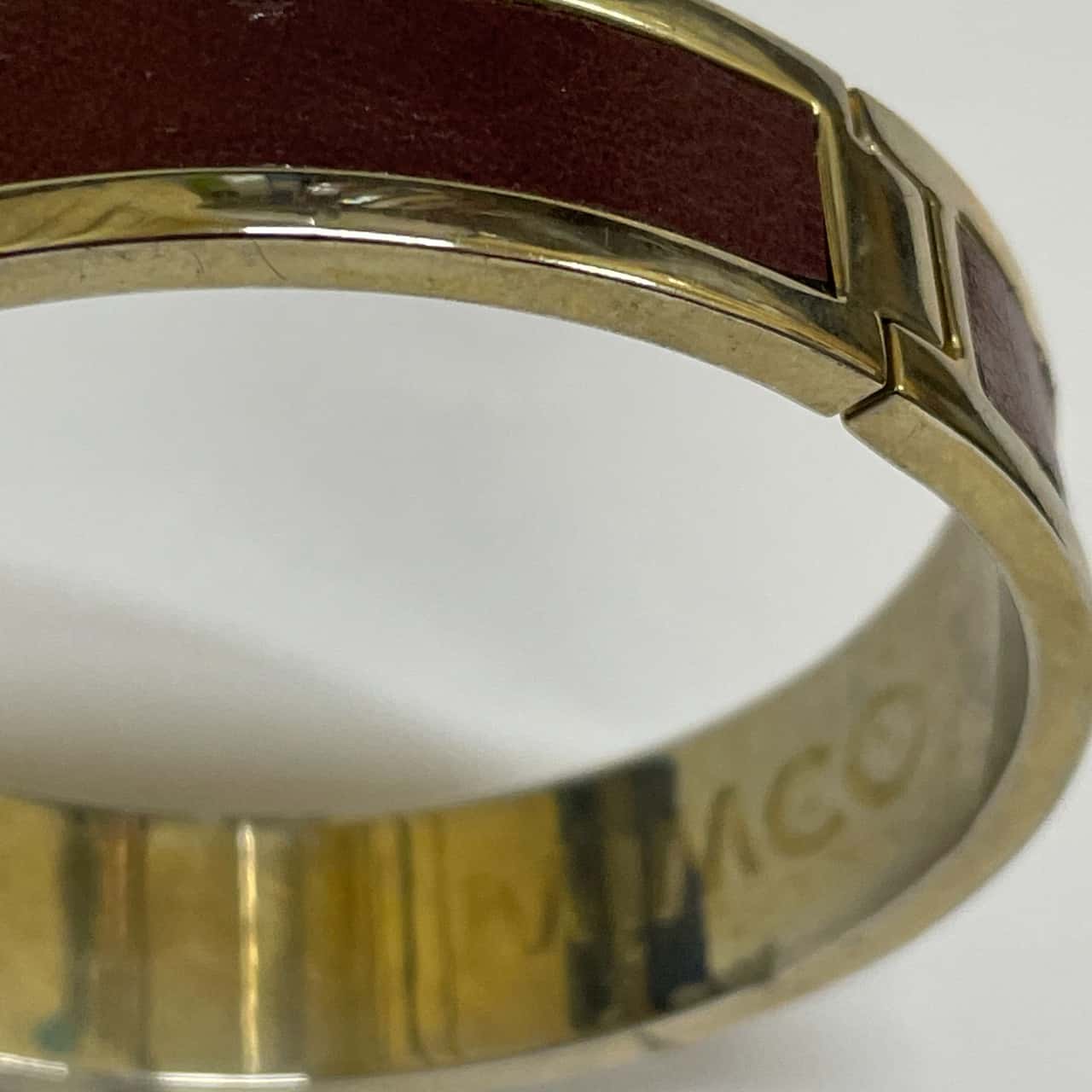 Mimco Burgundy/Silver Colours Women's Bracelet