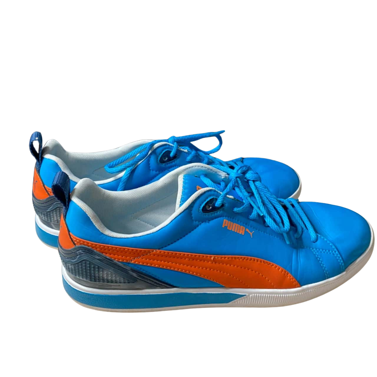 Puma Blue Lace Up Sneakers Size 11/12