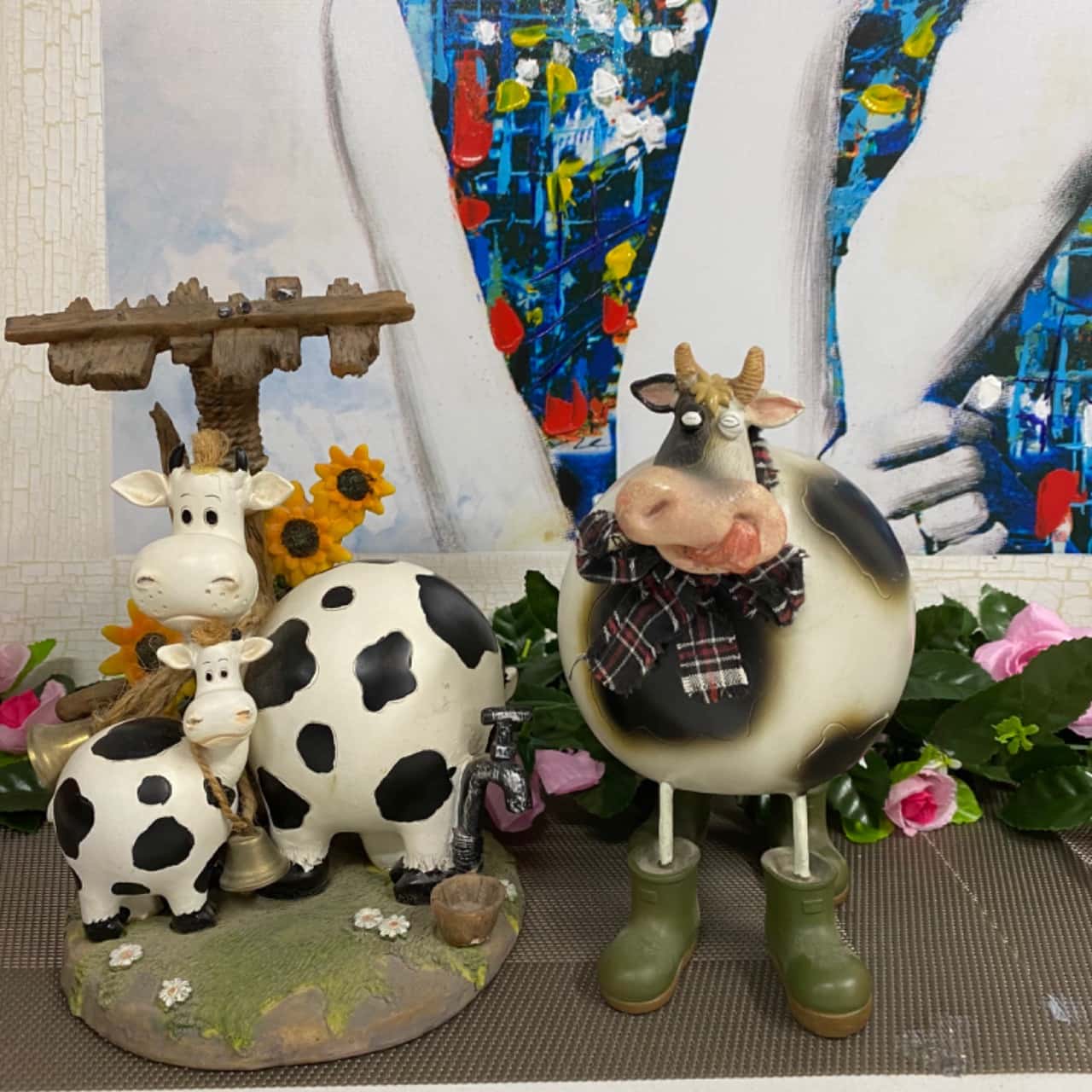 Cow ornament and money box(s)
