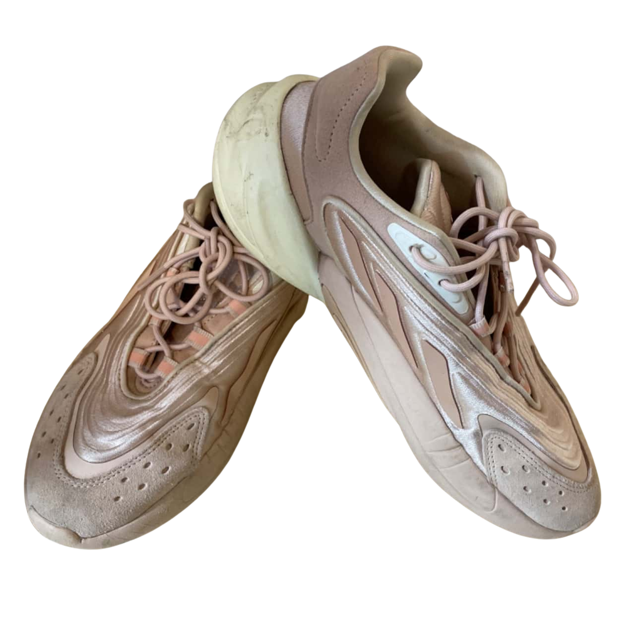 Adidas Womens Size 9 Trainers Beige / Cream (s)