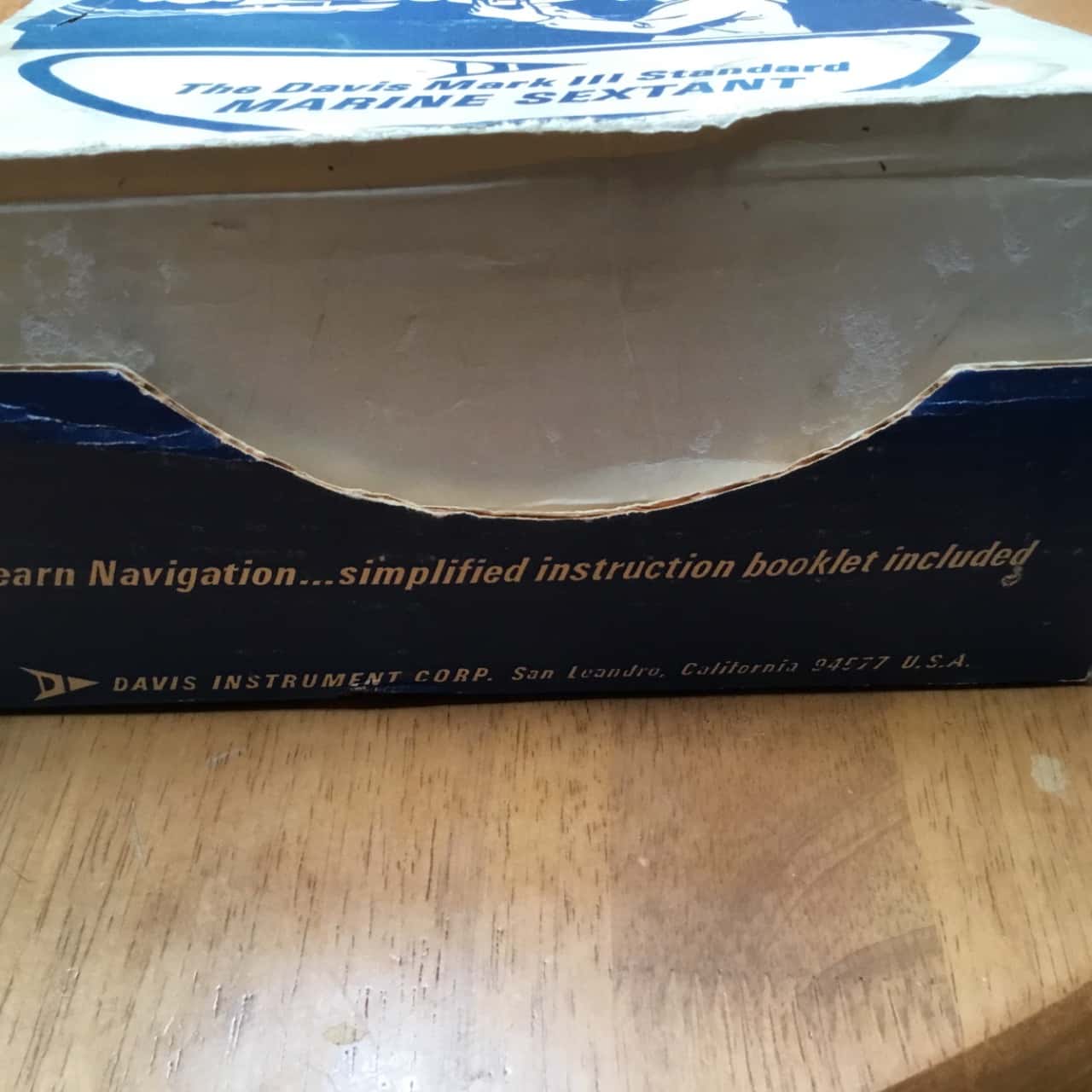 Vintage Davis Mark III Marine Sextant With Instructions & Original Box(s)