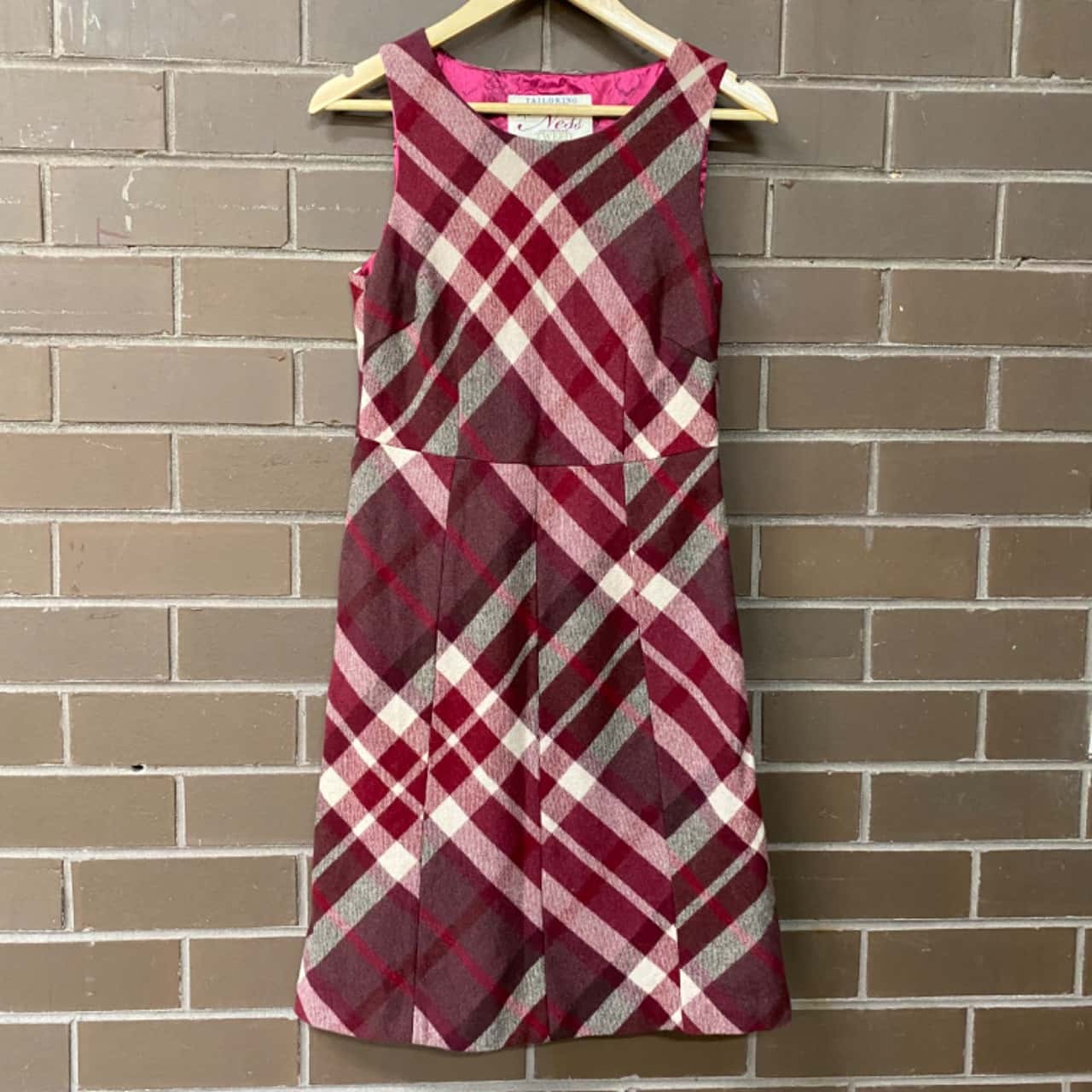 My Beloved Ness Vintage Tweed Tartan Dress Size 10(s)