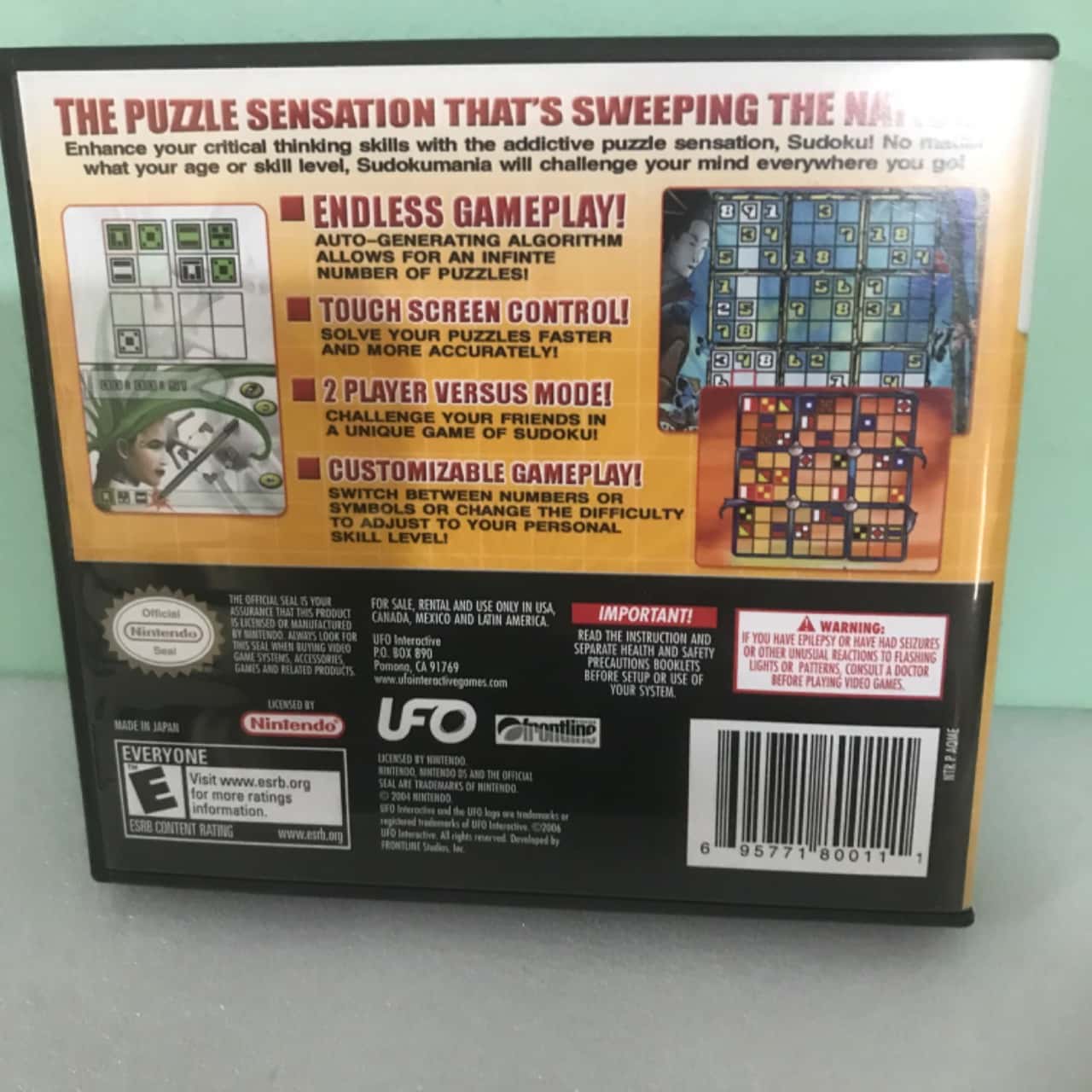 Nintendo DS Game Sudoku Mania-1611892