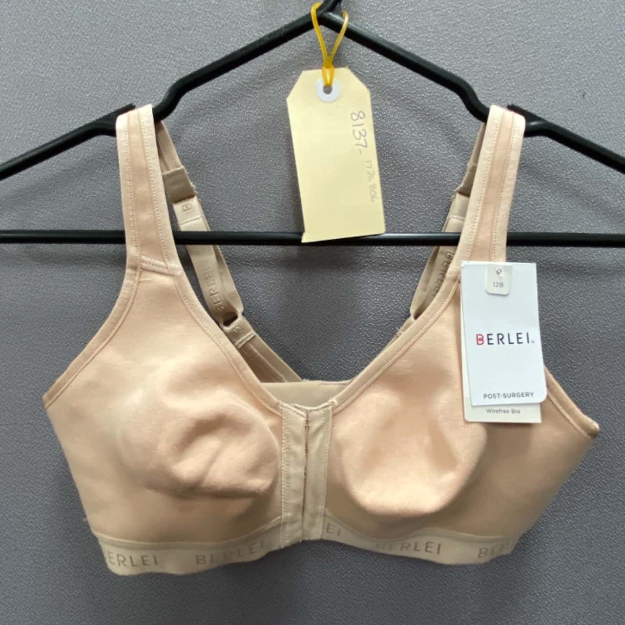 Berlei Ladies Nude Post Surgery Bra Size 12B NWT RRP $59.95