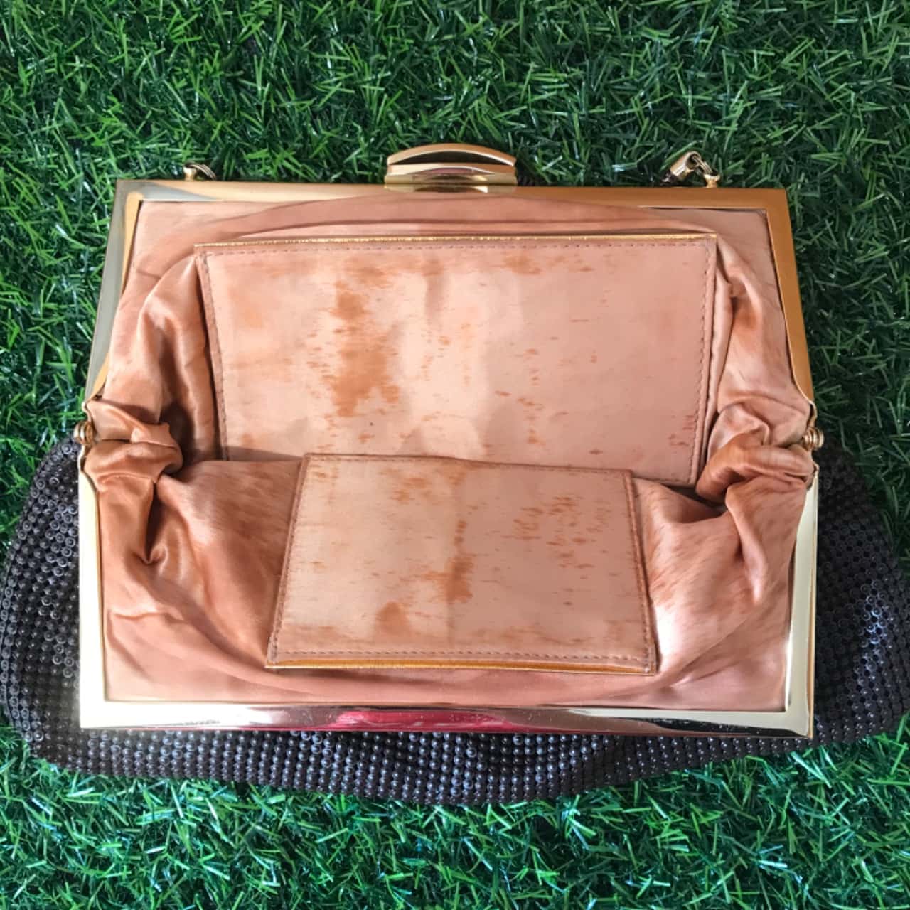 Vintage Chocolate Brown ‘Regal Mesh’ Bag(s)